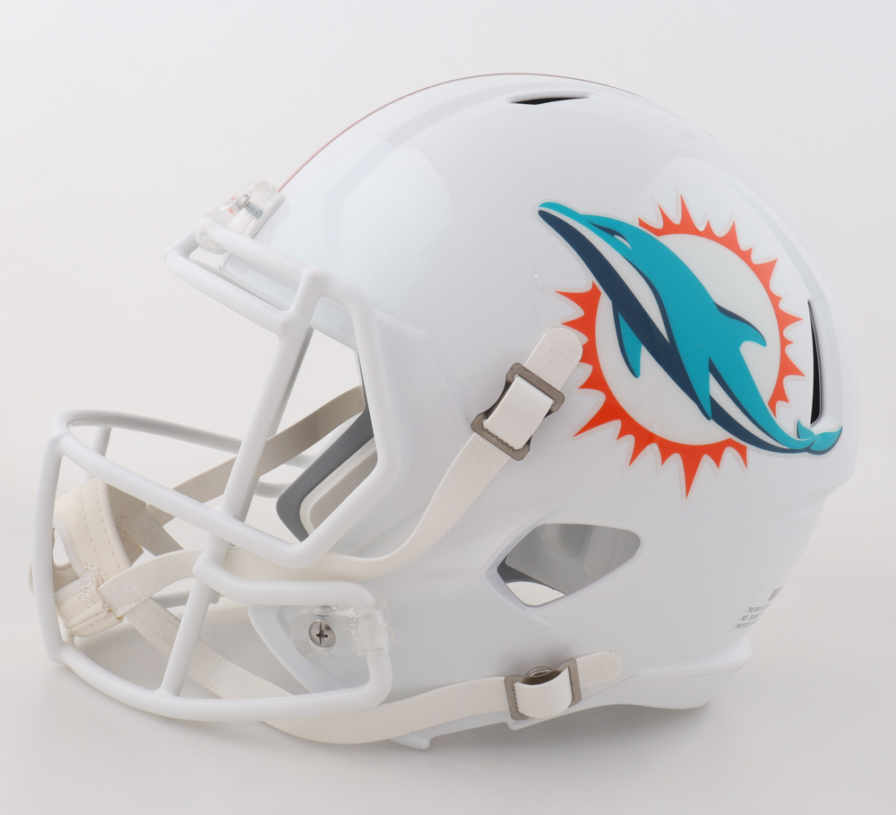 De'Von Achane, Raheem Mostert & Tyreek Hill Signed Dolphins Full-Size ...
