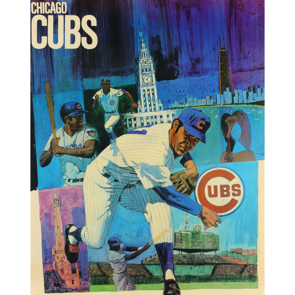 1971 Cubs 21x27 Poster Print | Pristine Auction