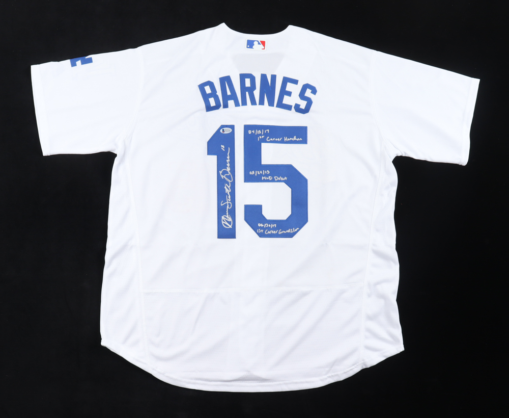 Austin Scott Barnes Signed Jersey With Multiple Inscriptions (Beckett ...