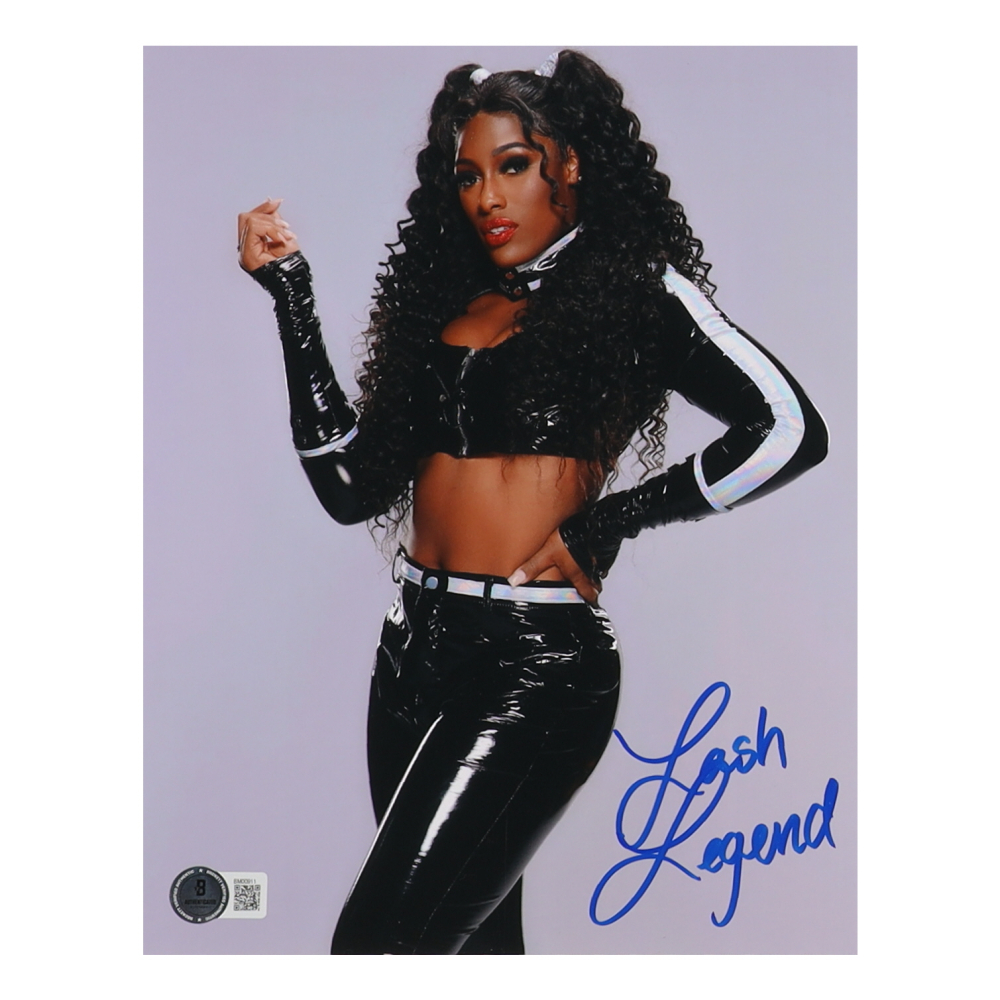 Lash Legend Signed Wwe 8x10 Photo Beckett Pristine Auction