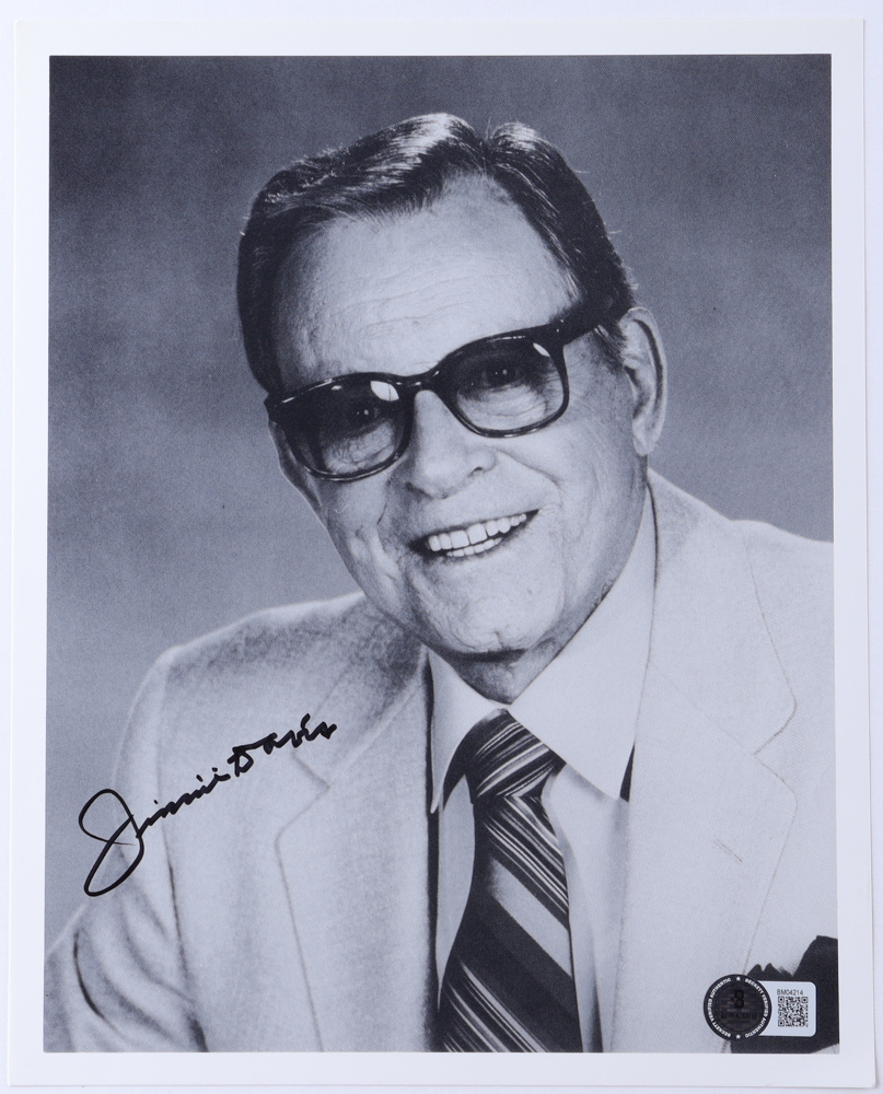 Jimmie Davis Signed 8x10 Photo (Beckett) | Pristine Auction