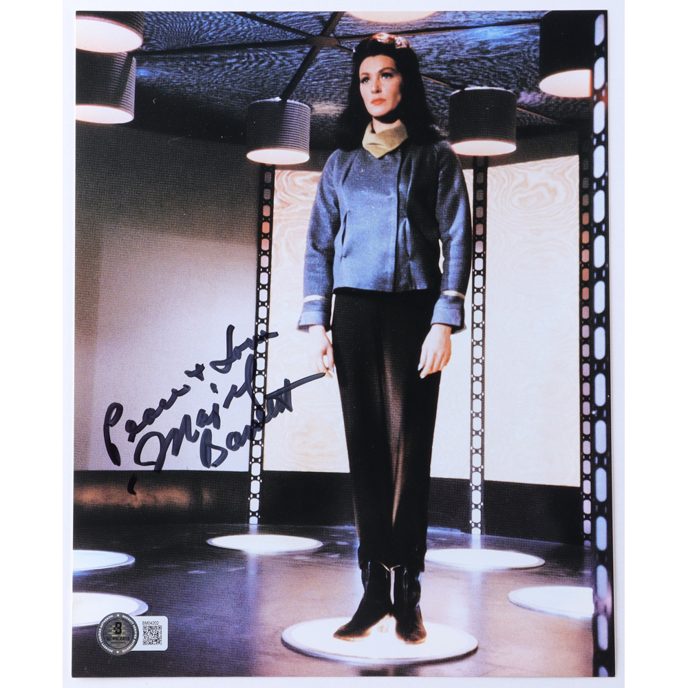 Majel Barrett-Roddenberry Signed "Star Trek" 8x10 Photo Inscribed ...