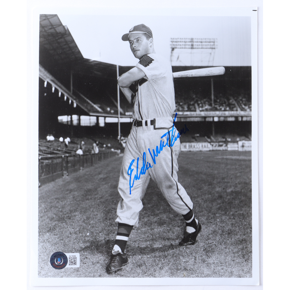 Eddie Mathews Signed Braves 8x10 Photo (Beckett) | Pristine Auction