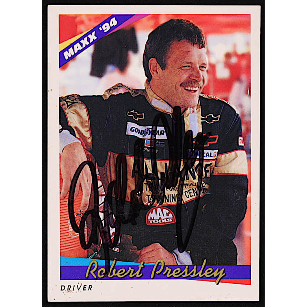 Robert Pressley Signed 1994 Maxx #170 (Beckett) | Pristine Auction