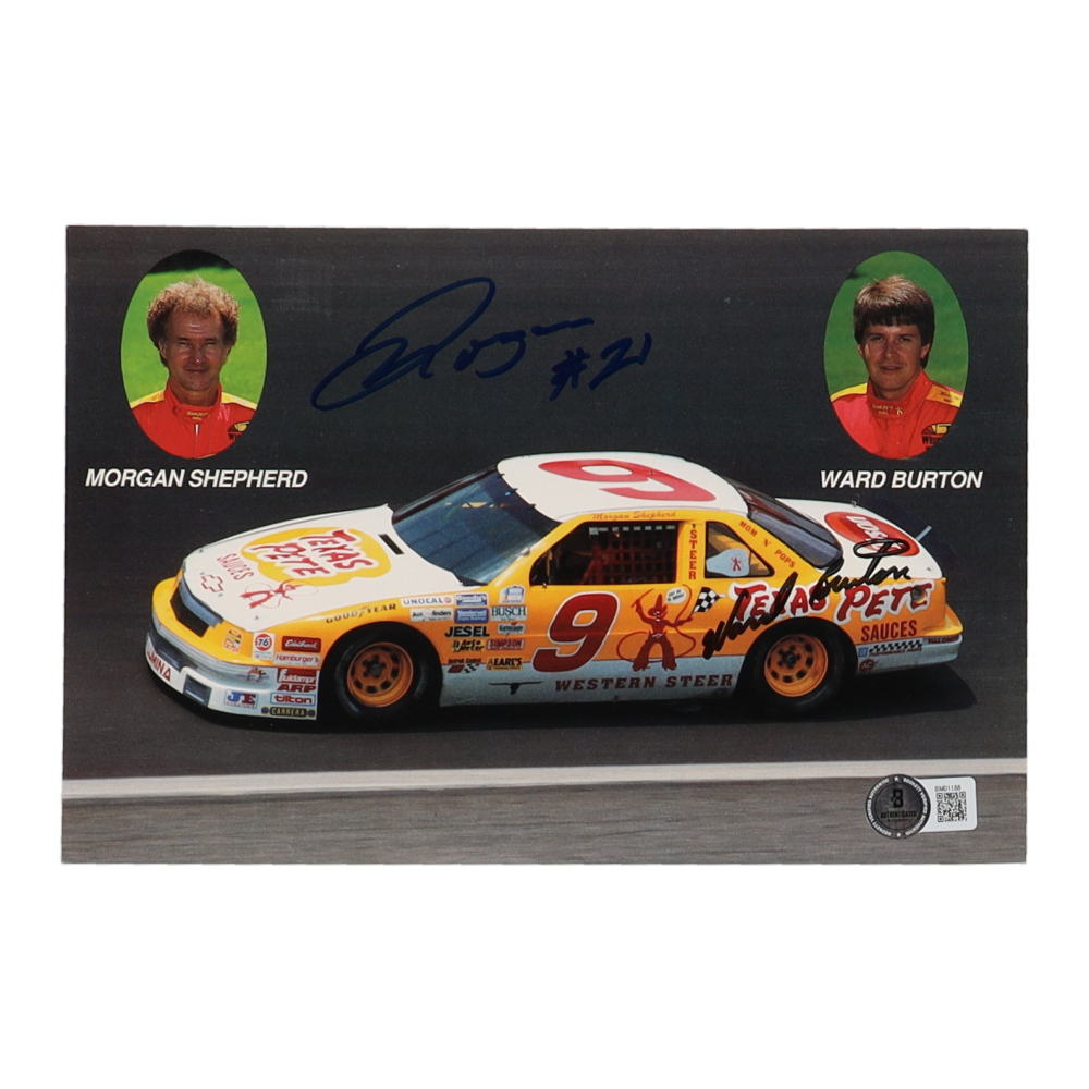 Morgan Shepherd Signed NASCAR 6x9 Photo (Beckett) | Pristine Auction
