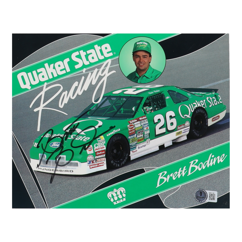 Brett Bodine Signed NASCAR 8x10 Photo (Beckett) | Pristine Auction