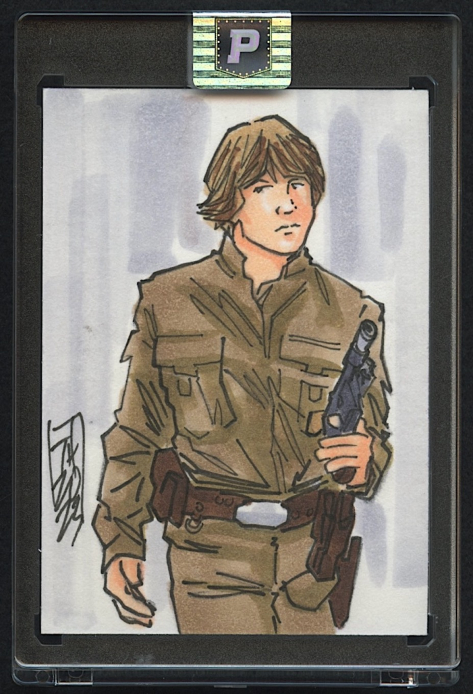 Luke Skywalker | Star Wars | Original Art Sketch Card by Tom Hodges (1/ ...