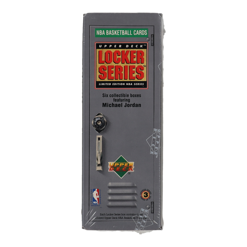 1991 Upper Deck NBA Michael Jordan Locker Series 3 Box with (7) Packs ...