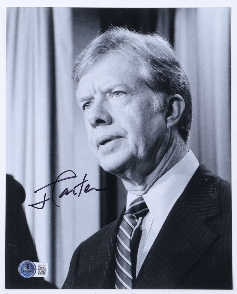 Jimmy Carter Signed 8x10 Photo (Beckett) | Pristine Auction