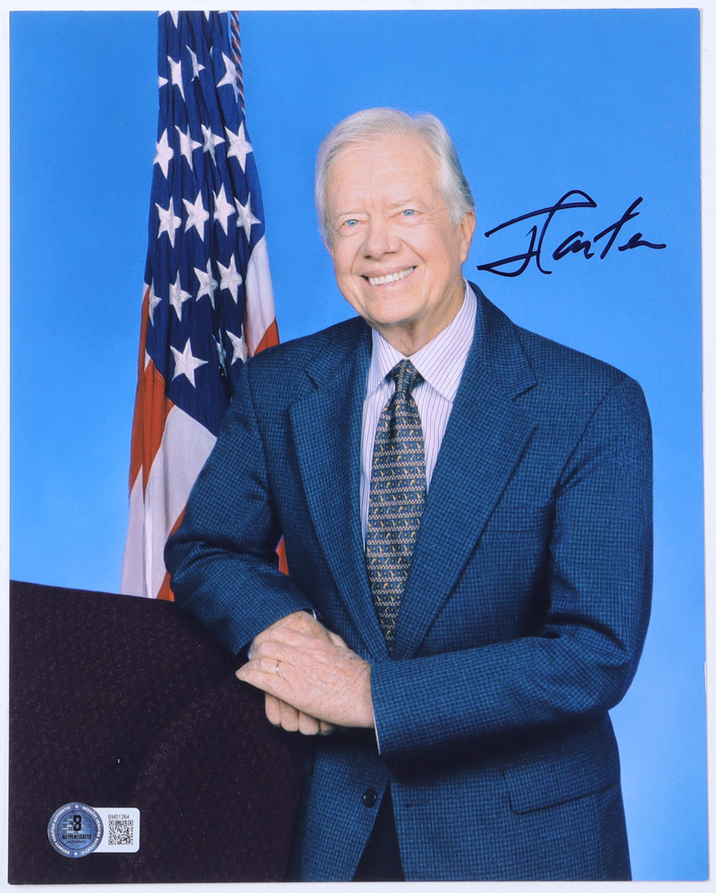 Jimmy Carter Signed 8x10 Photo (Beckett) | Pristine Auction