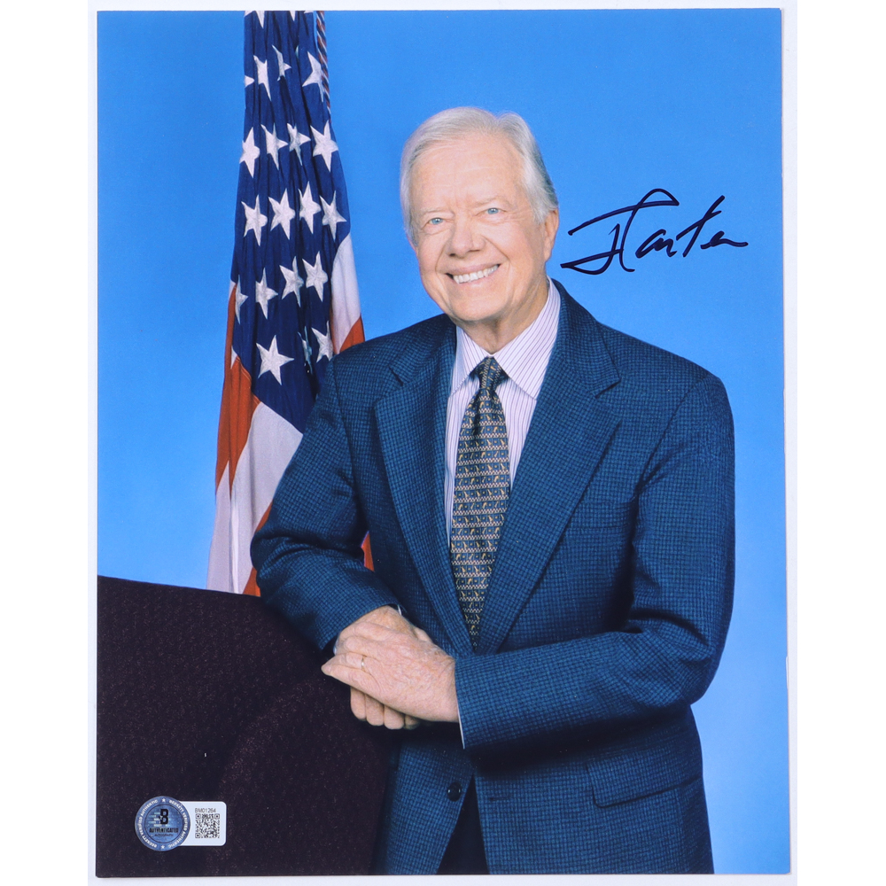 Jimmy Carter Signed 8x10 Photo (Beckett) | Pristine Auction