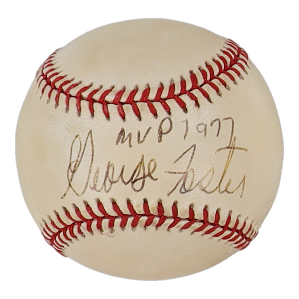George Foster Signed Rawlings Baseball Bat Inscribed "MVP 1977" (PSA ...