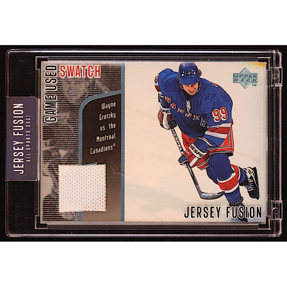 Wayne Gretzky 2021 Jersey Fusion Game Used Swatch #JFWG85 | Pristine ...