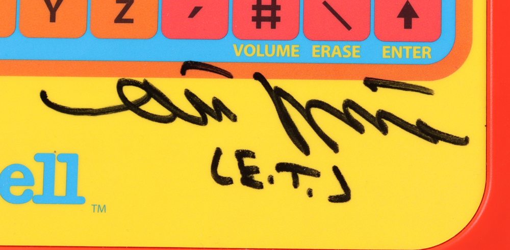 Henry Thomas & Matthew Demeritt Signed "E.T." Speak & Spell Game ...