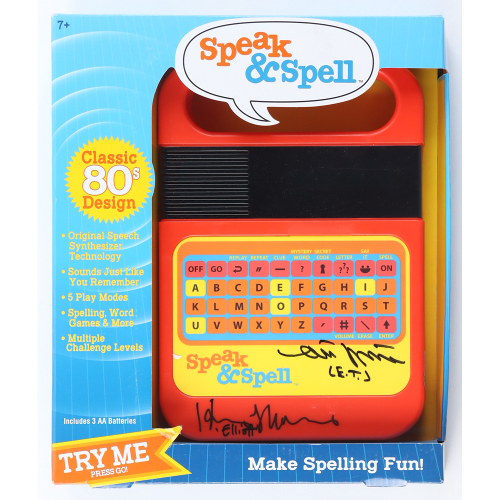 Henry Thomas & Matthew Demeritt Signed "E.T." Speak & Spell Game ...