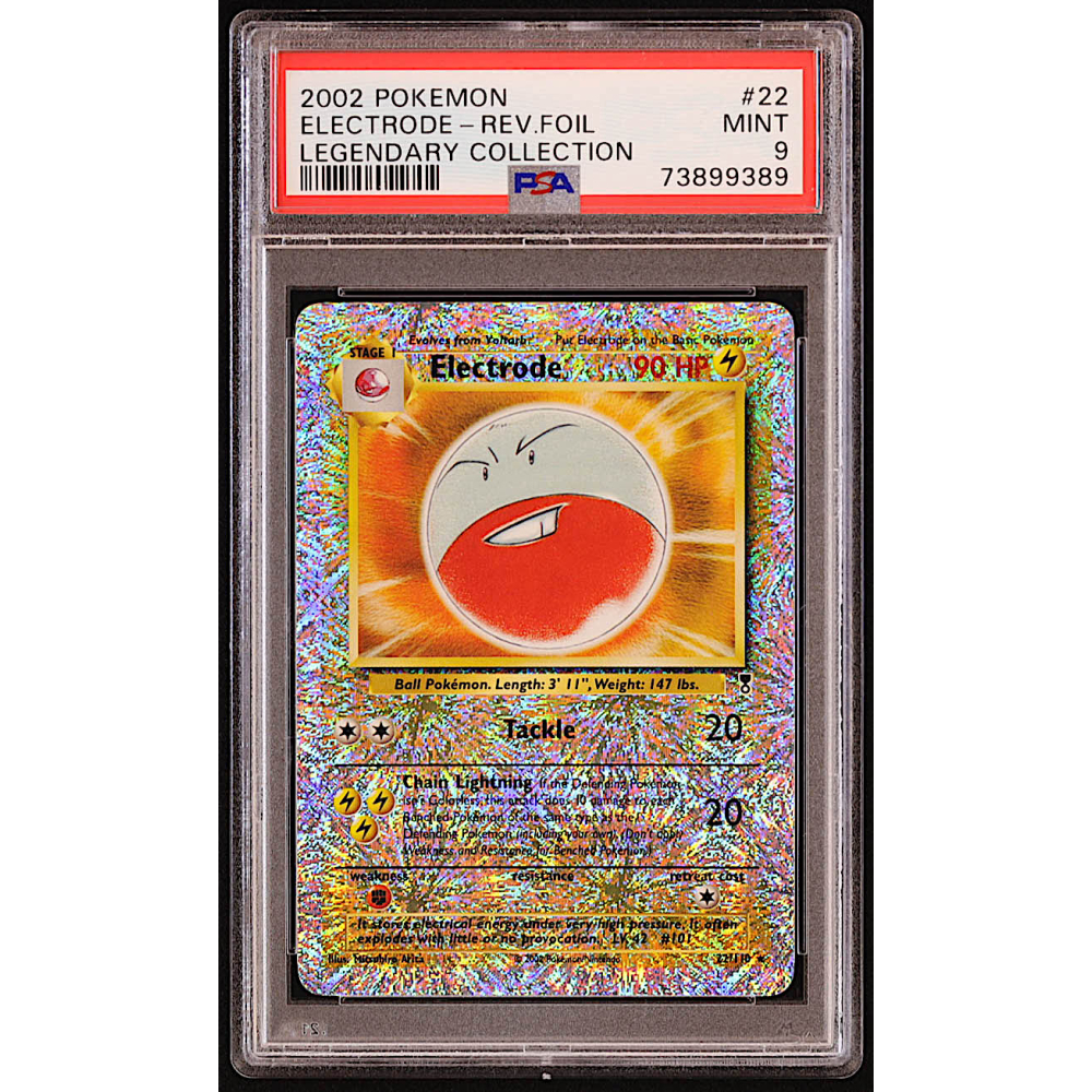 Electrode 2002 Pokemon Legendary Collection Reverse Foil #22 (PSA 9 ...