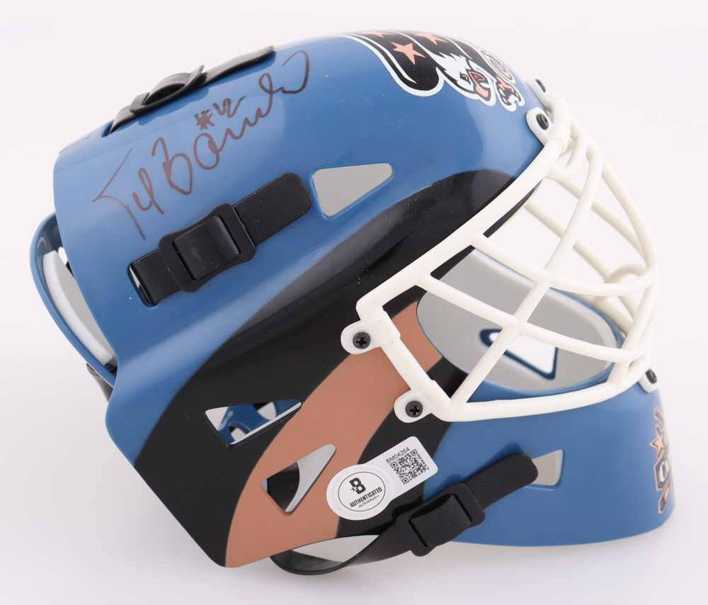 Peter Bondra Signed Capitals Mini Goalie Helmet (Beckett) | Pristine ...