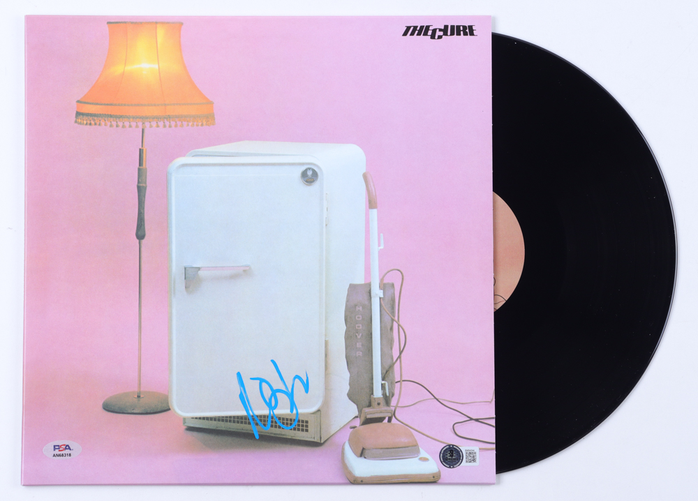 Robert Smith Signed "Three Imaginary Boys" Vinyl Record Album (Beckett ...