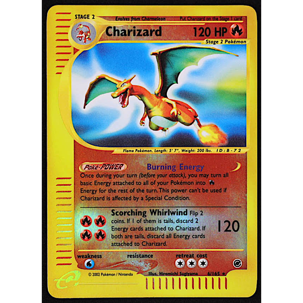 Charizard 2002 Pokemon Expedition Reverse Foil #6 Holo | Pristine Auction