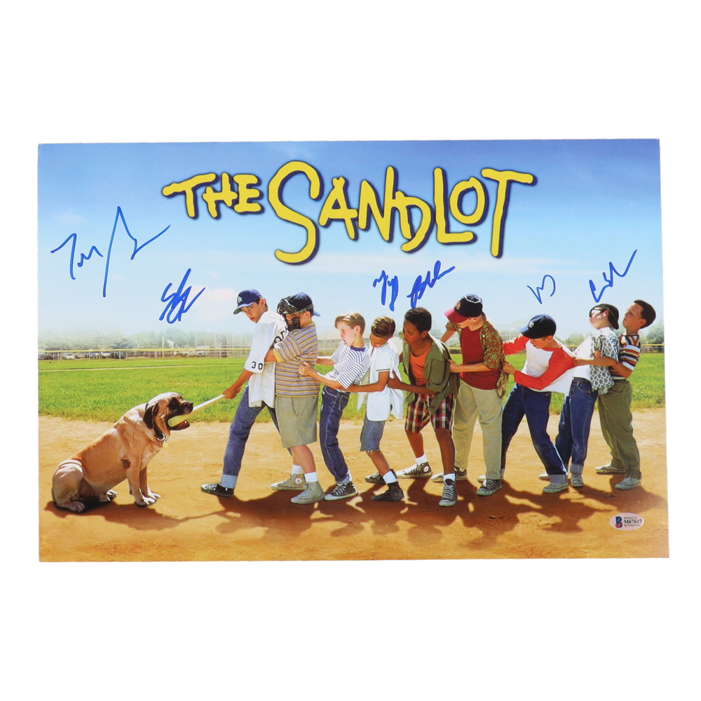 "The Sandlot" 11x17 Photo Cast Signed By (6) with Chauncey Leopardi ...