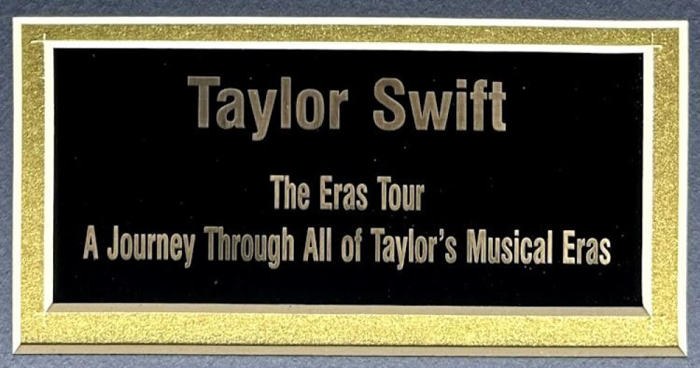Taylor Swift "The Eras Tour" Custom Framed Photo Display with Nameplate ...