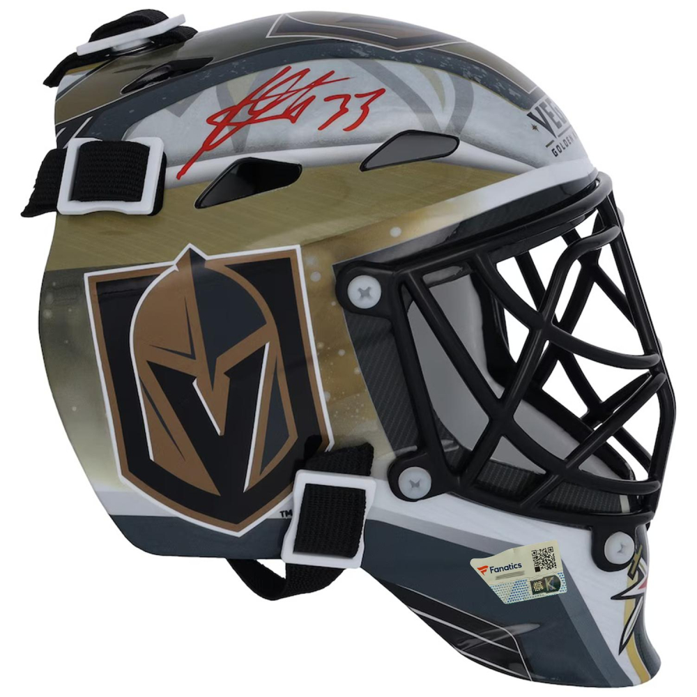 Adin Hill Signed Golden Knights Mini Hockey Goalie Mask (Fanatics ...