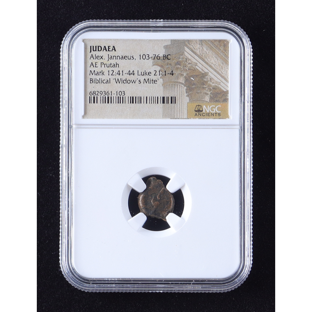 "Widow's Mite" Rare Certified Biblical 2000 Year Old Coin From The Holy ...