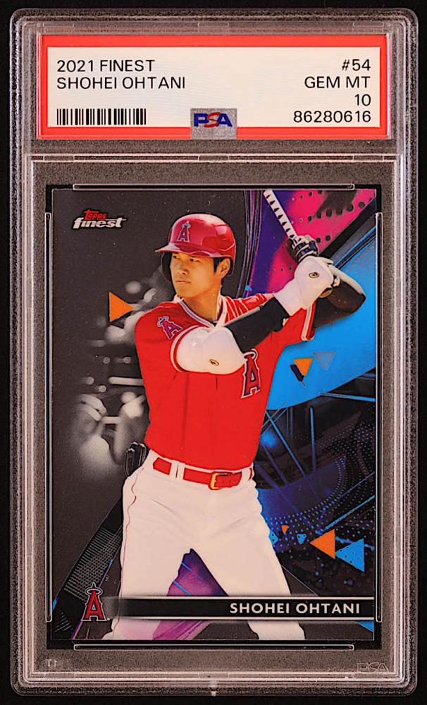 Shohei Ohtani 2021 Finest #54 (PSA 10) | Pristine Auction
