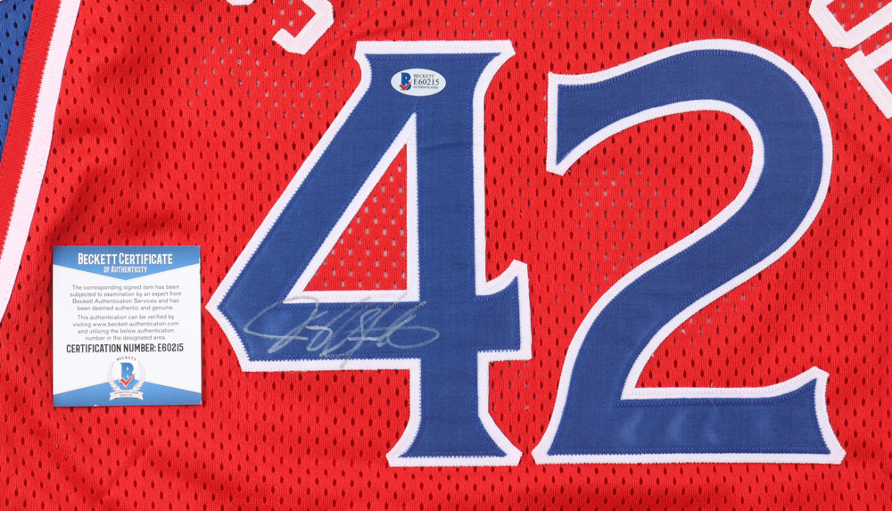 Jerry Stackhouse Signed 76ers Champion Jersey (Beckett) | Pristine Auction