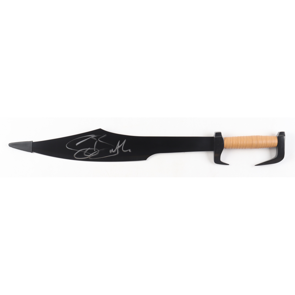 Gerard Butler Signed "300" Full-Size Replica Spartan Warrior Sword ...