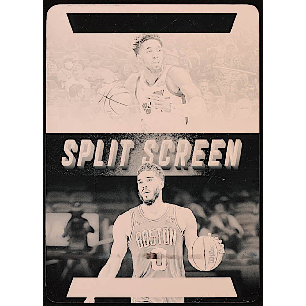 Donovan Mitchell / Jayson Tatum 2021-22 Panini Noir Split Screen ...