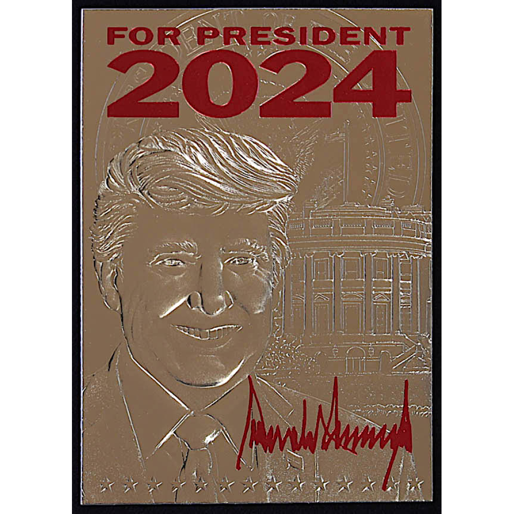 Donald Trump 2021 Merrick Mint For President 2024 Red Signature Series ...