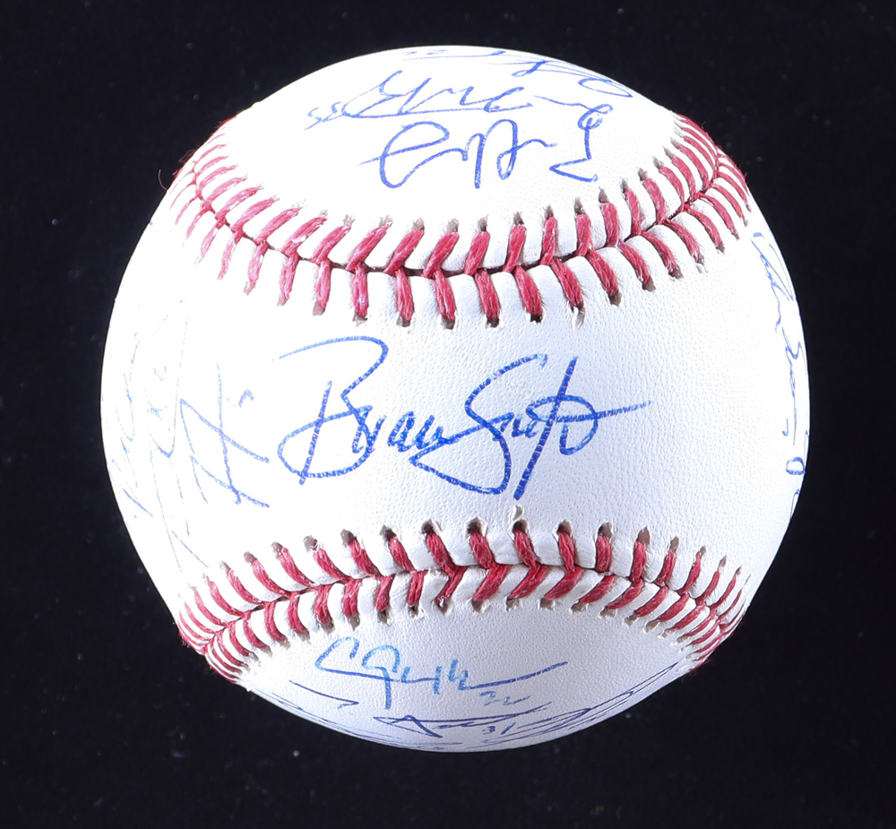 2022 NL All-Stars OML Baseball Signed by (27) with Brian Snitker, Juan Soto, Clayton Kershaw ...