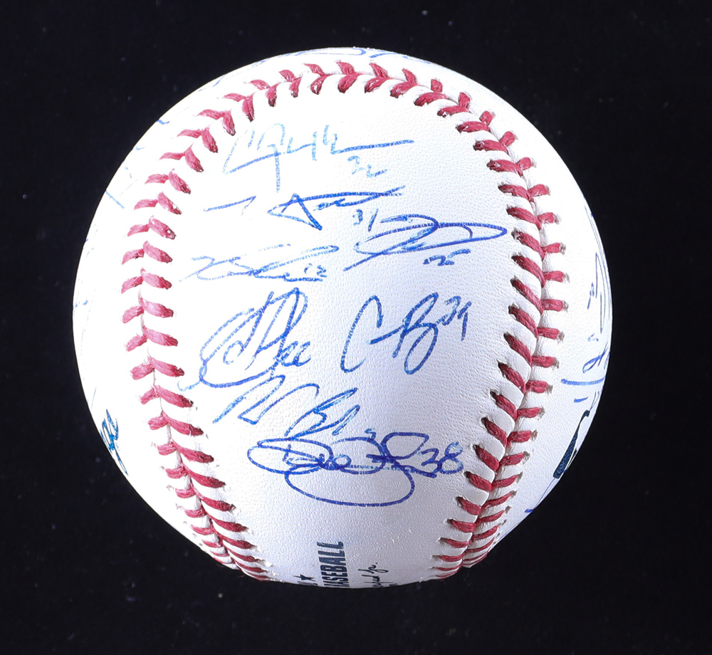 2022 NL All-Stars OML Baseball Signed by (27) with Brian Snitker, Juan Soto, Clayton Kershaw ...