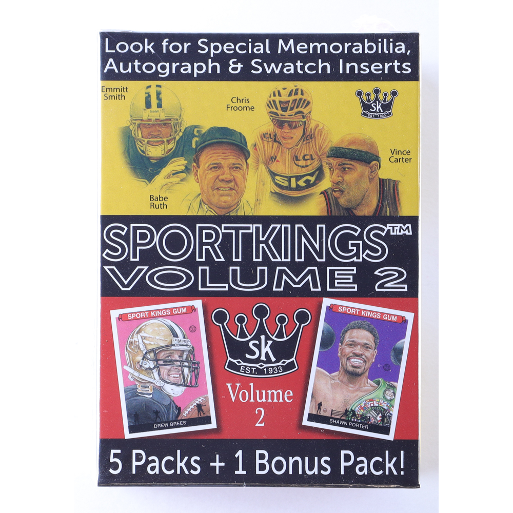 2021 Sportkings Volume 2 MultiSport Trading Card Blaster Box with (6 ...