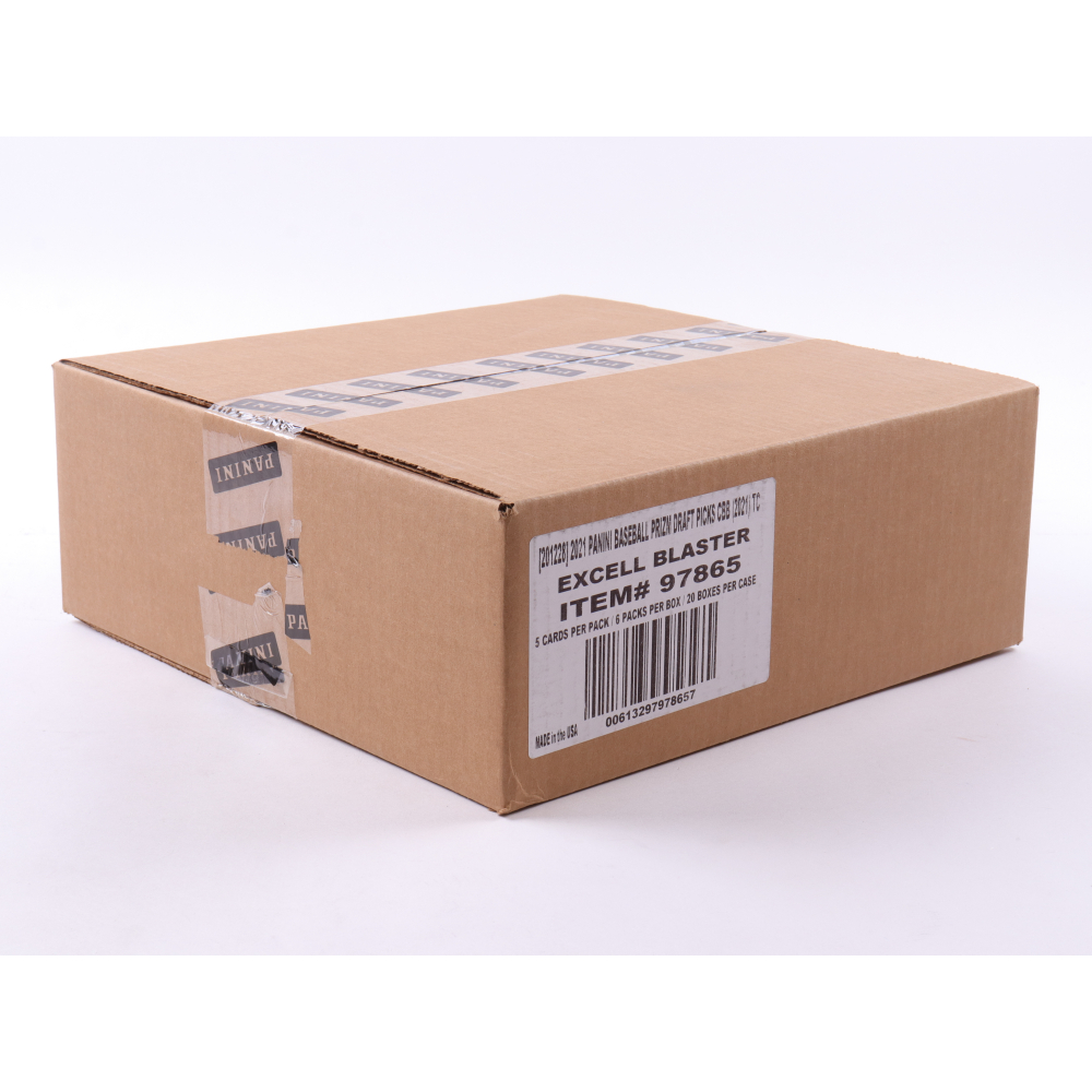 2021 Panini Prizm Draft Picks Baseball 5-Pack Blaster Case with (20 ...