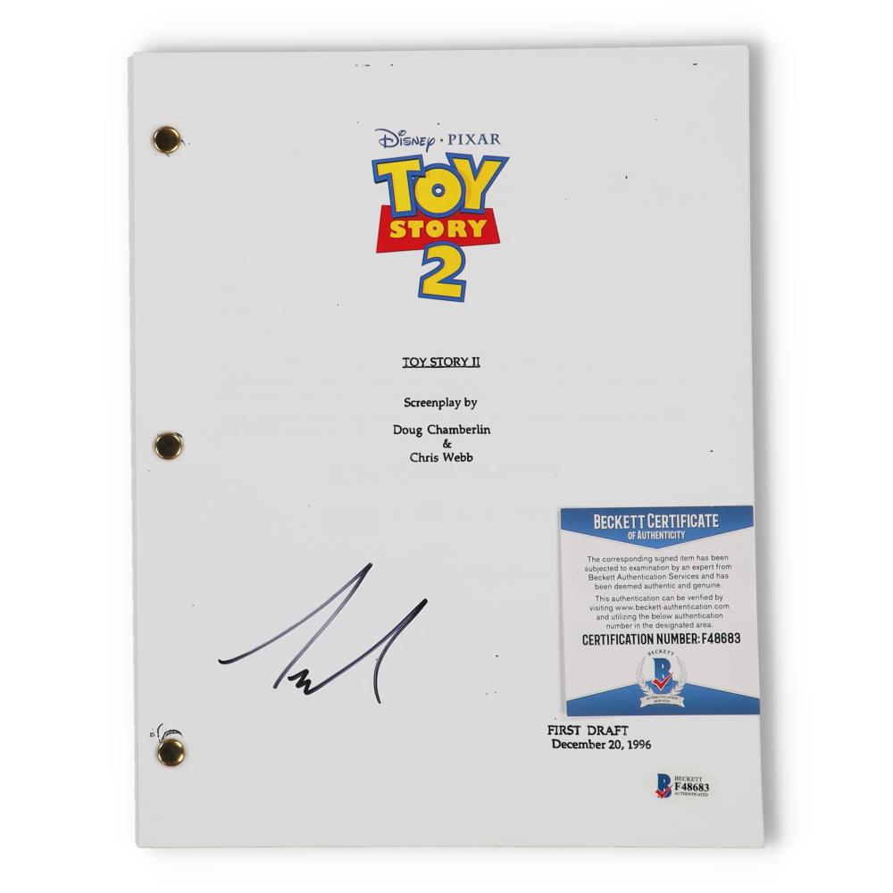 Tim Allen Signed "Toy Story 2" Movie Script (Beckett) | Pristine Auction