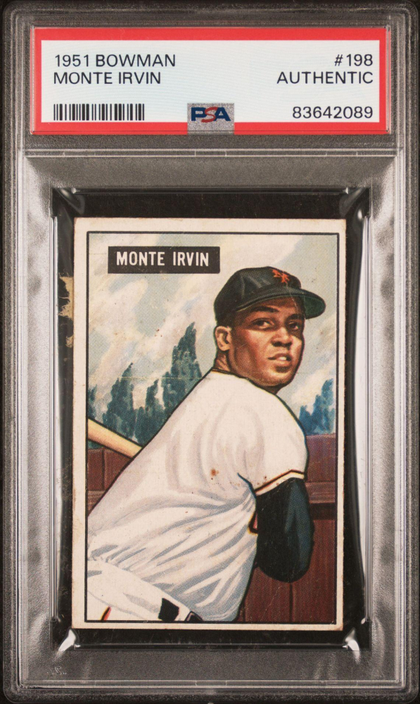 Monte Irvin 1951 Bowman #198 RC (PSA) | Pristine Auction