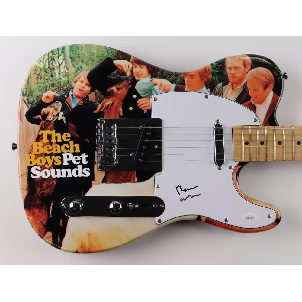 Brian Wilson Signed "The Beach Boys" Electric Guitar (JSA) | Pristine ...