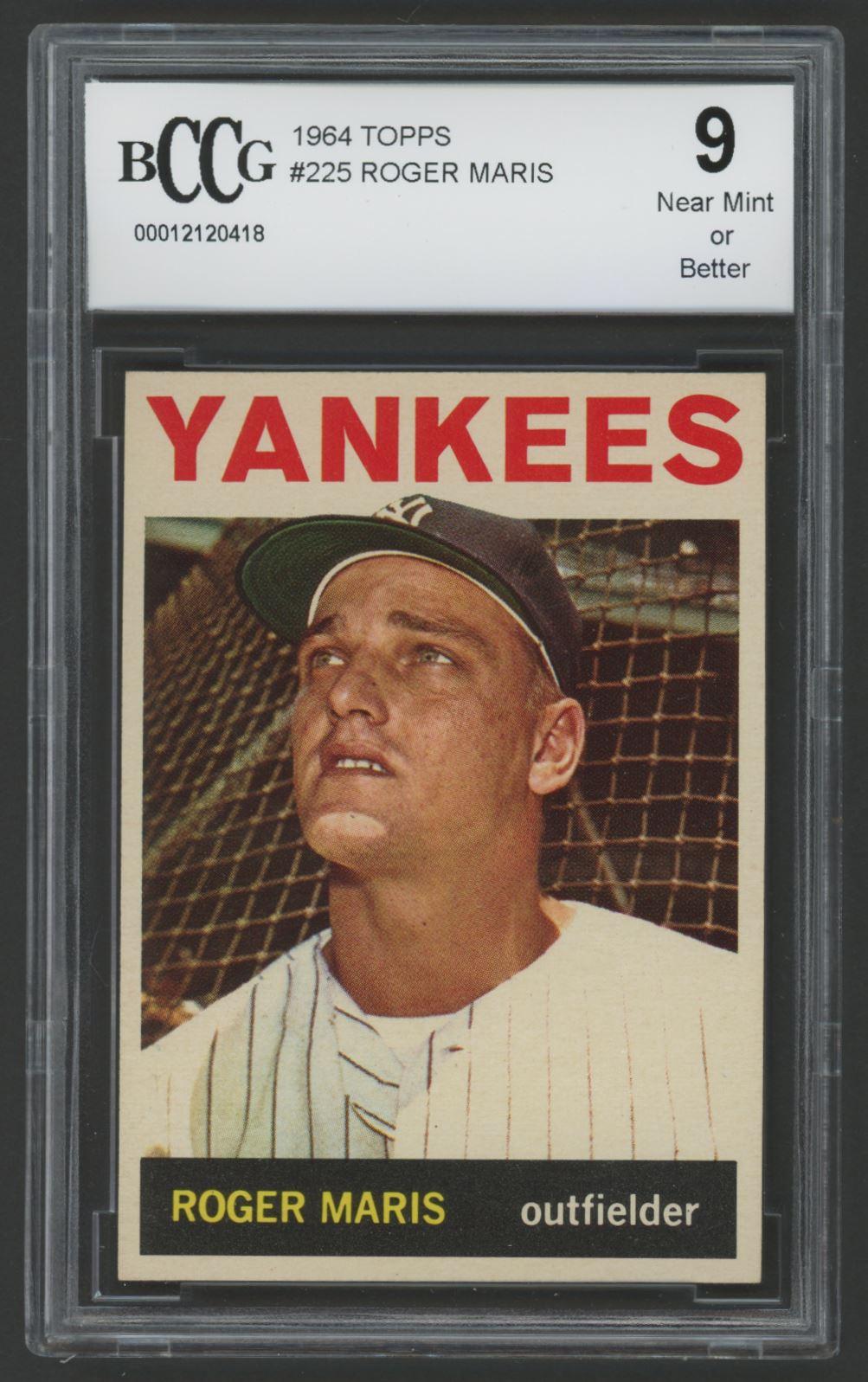 Roger Maris 1964 Topps #225 (BCCG 9) | Pristine Auction