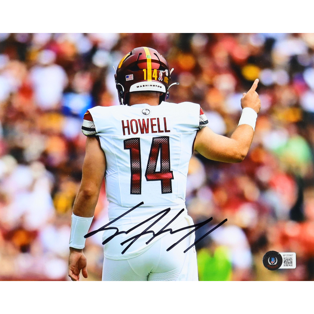 Sam Howell Signed Commanders 8x10 Photo (Beckett) | Pristine Auction