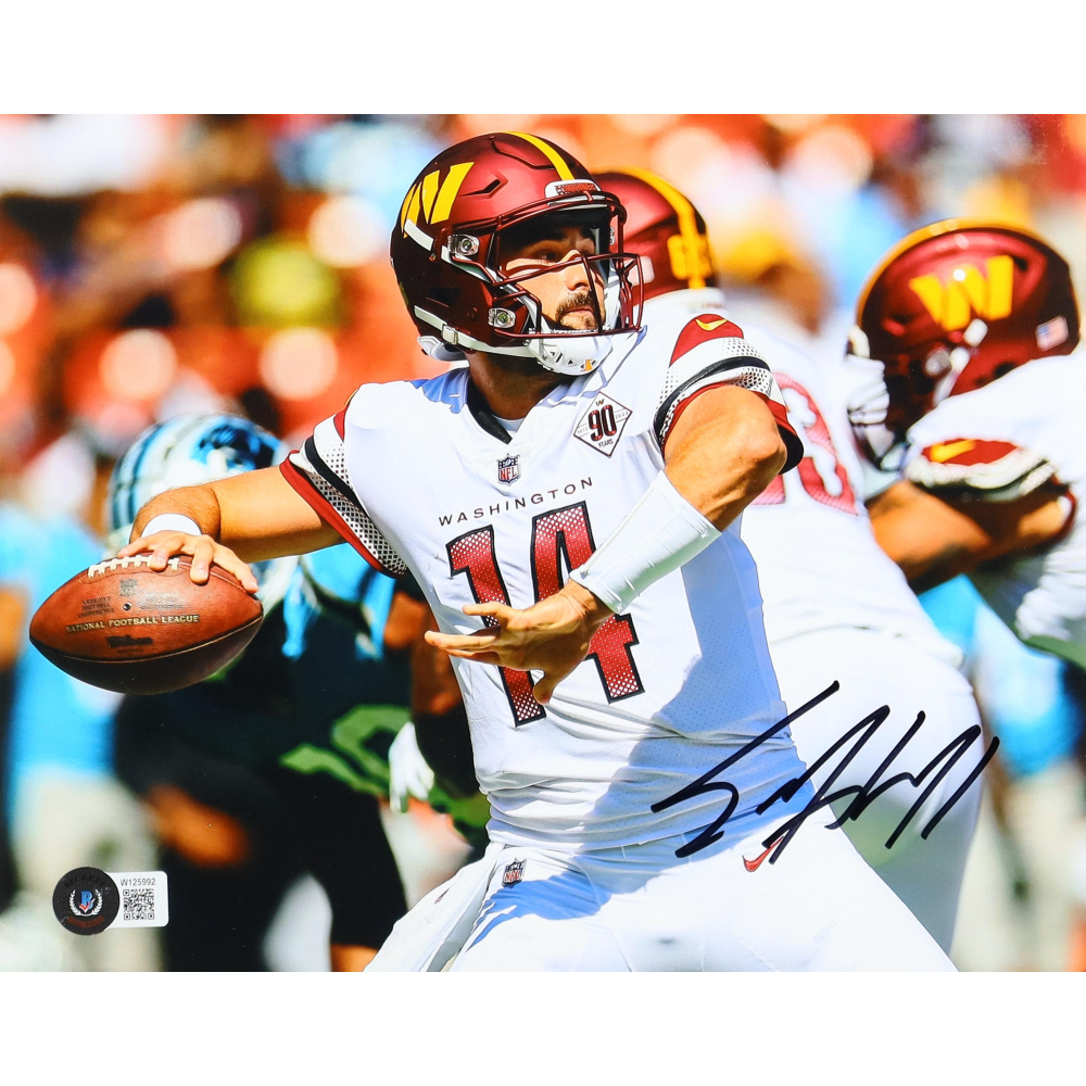 Sam Howell Signed Commanders 8x10 Photo (Beckett) | Pristine Auction
