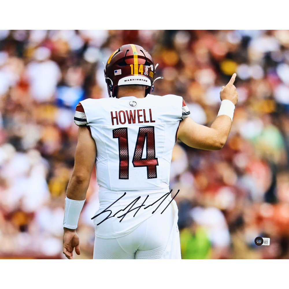 Sam Howell Signed Commanders 16x20 Photo (Beckett) | Pristine Auction