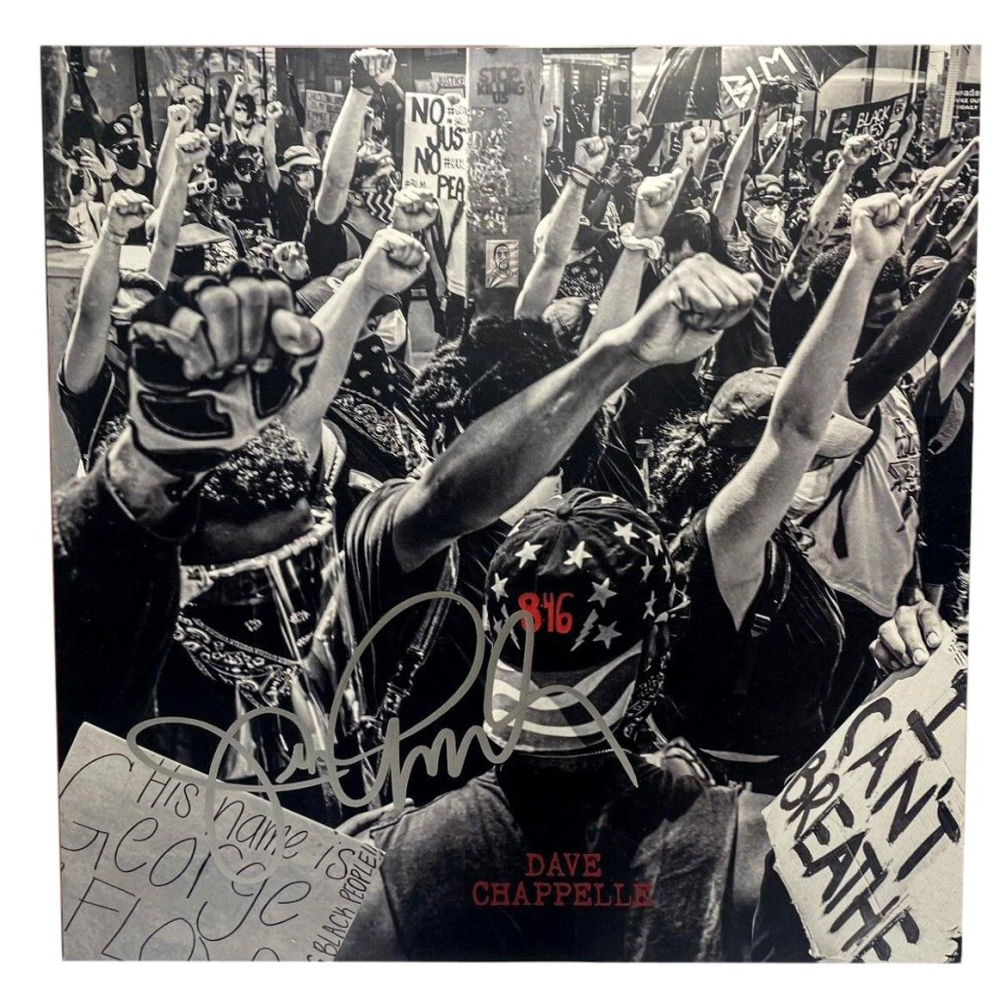 Dave Chappelle Signed "8:46" Vinyl Record Album Cover (JSA) | Pristine ...