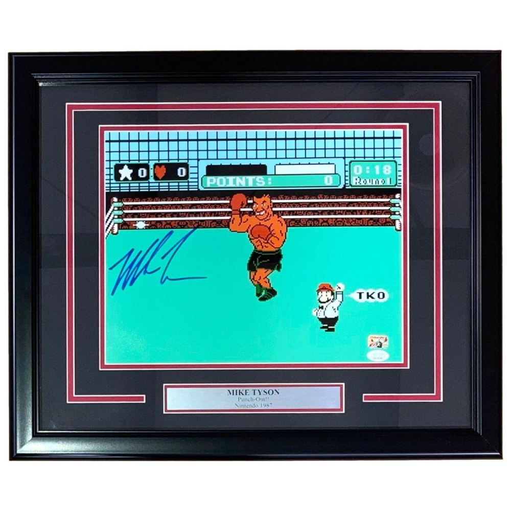 Mike Tyson Signed "Punch-Out!!" Custom Framed Photo Display (JSA ...