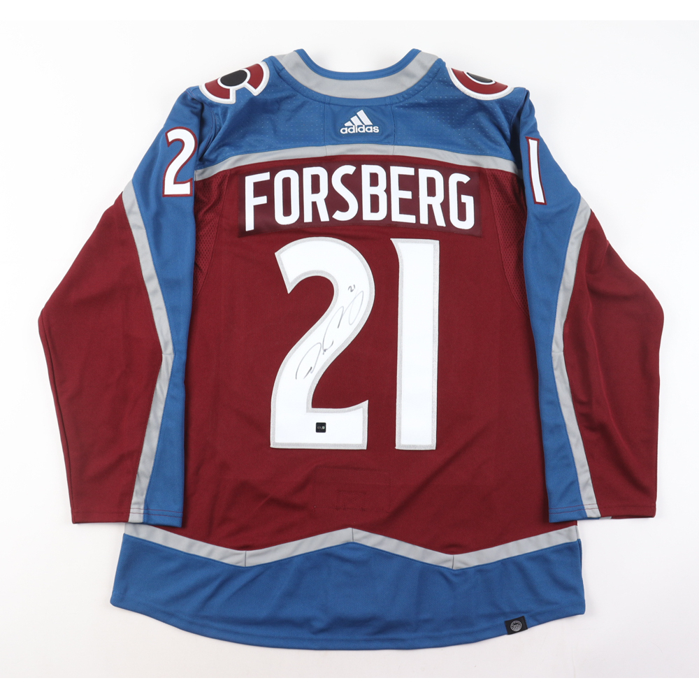 Peter Forsberg Signed Avalanche Jersey (COJO) | Pristine Auction