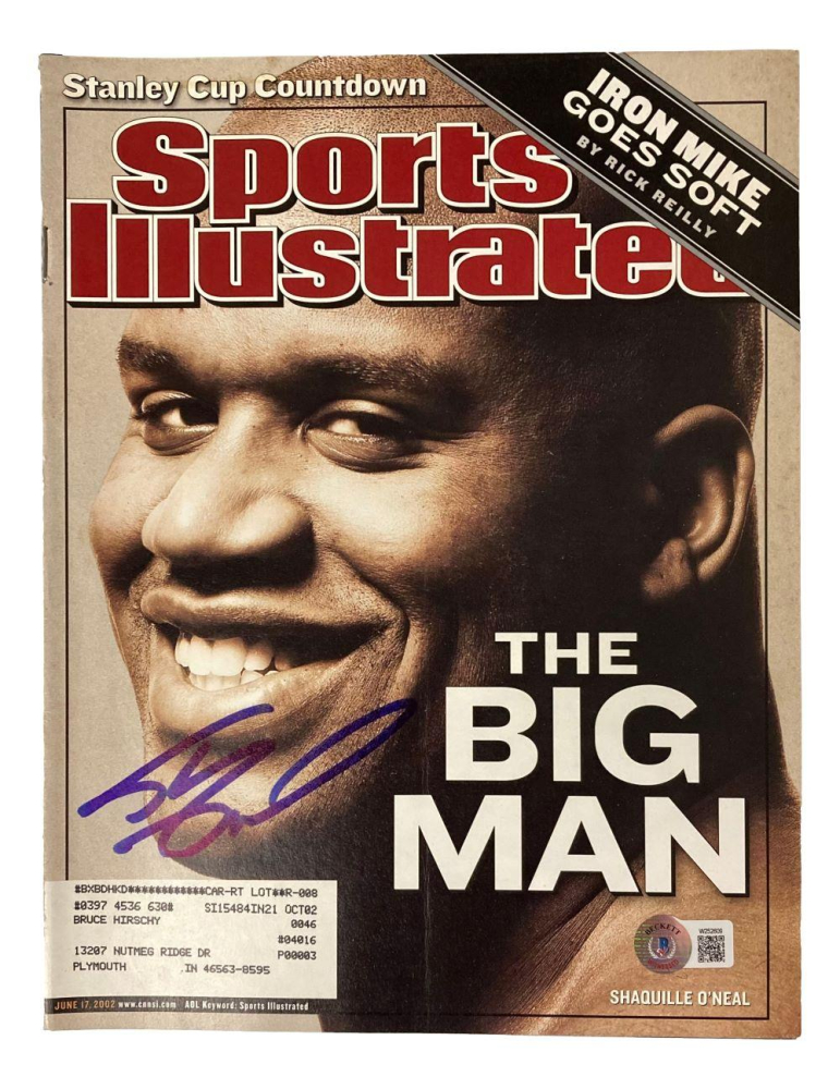 Shaquille O'Neal Signed 2002 "Sports Illustrated" Magazine (Beckett) | Pristine Auction
