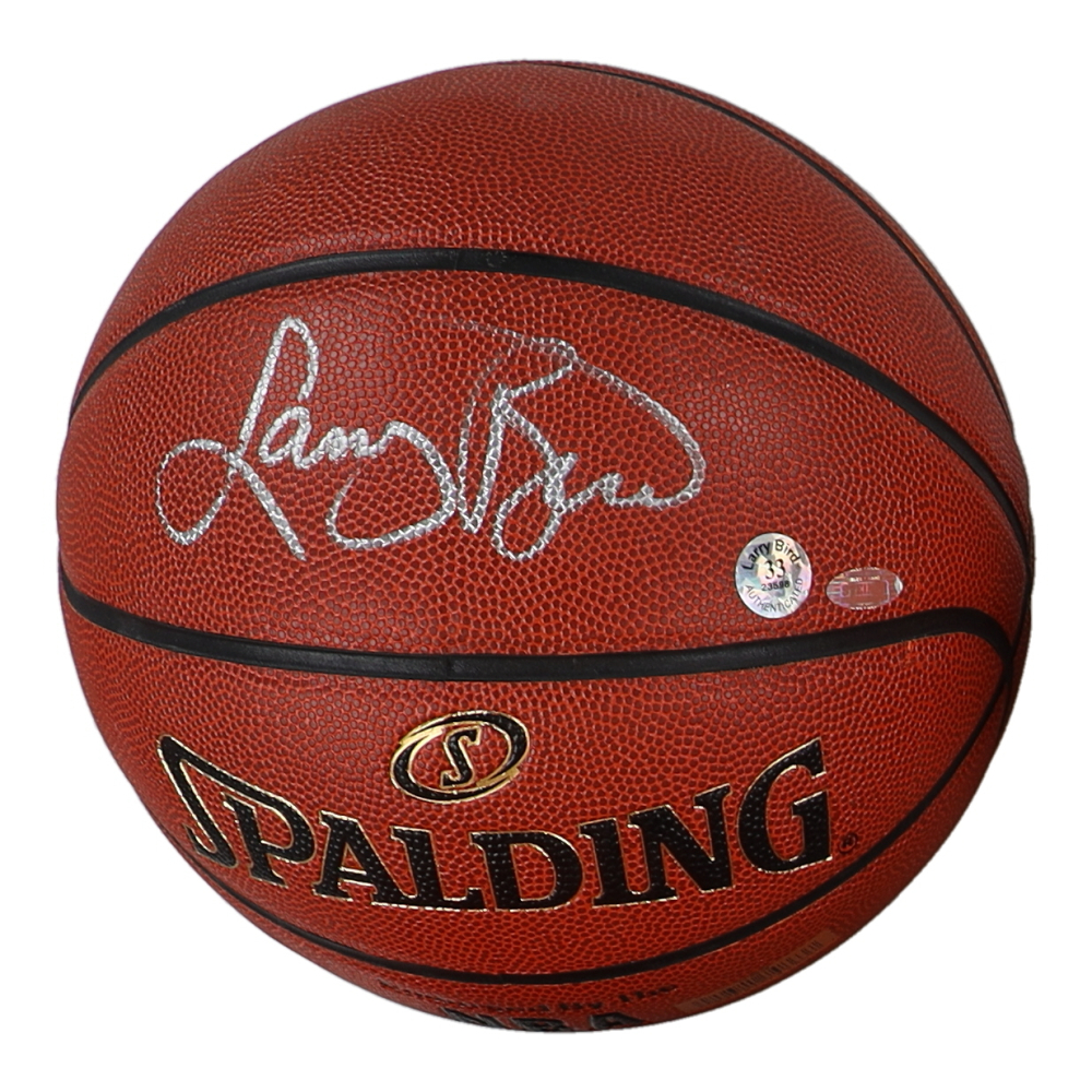 Larry Bird Signed NBA Basketball (Steiner & Bird) | Pristine Auction