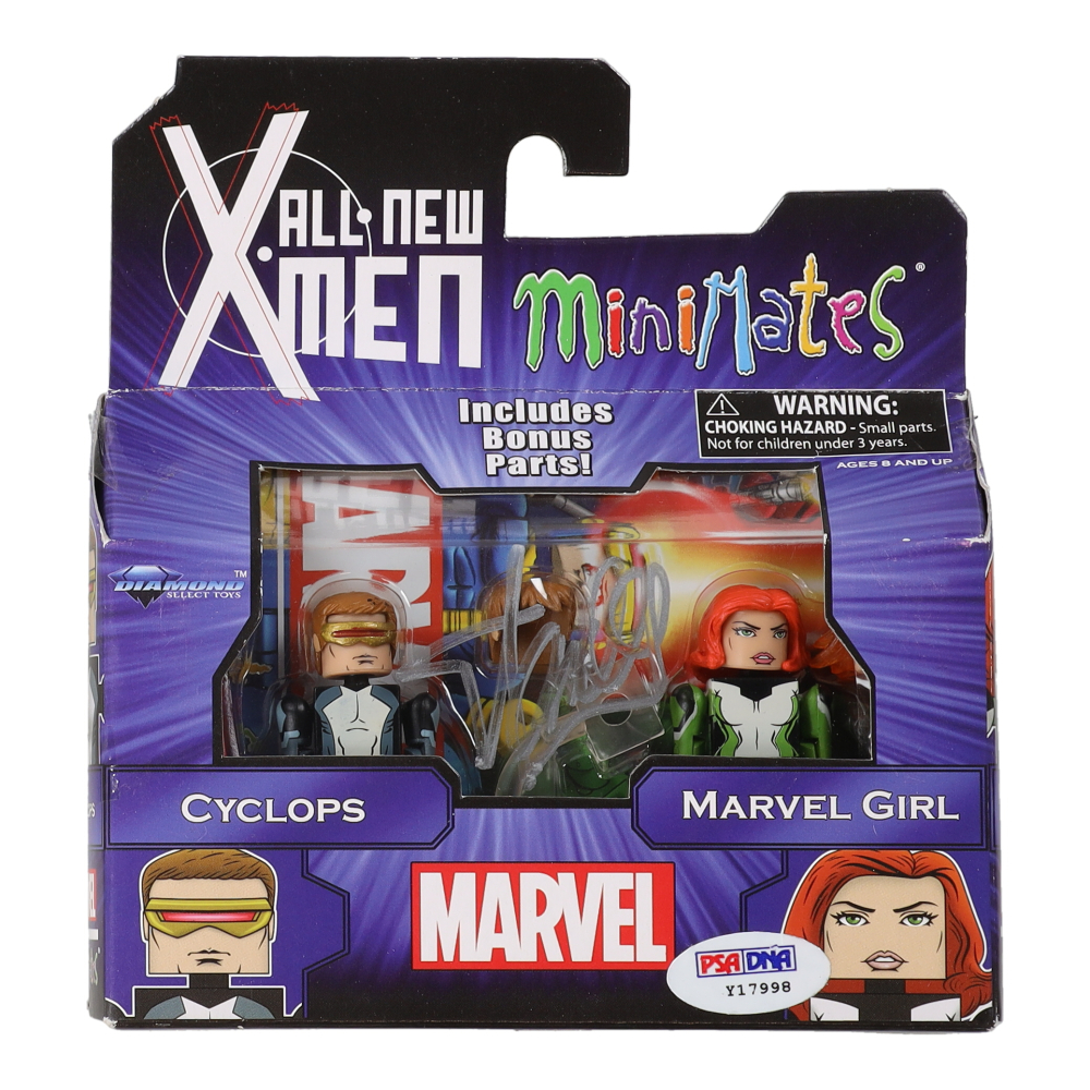 Stan Lee Signed "All-New X-Men" Minimates Cyclops & Marvel Girl Figures ...