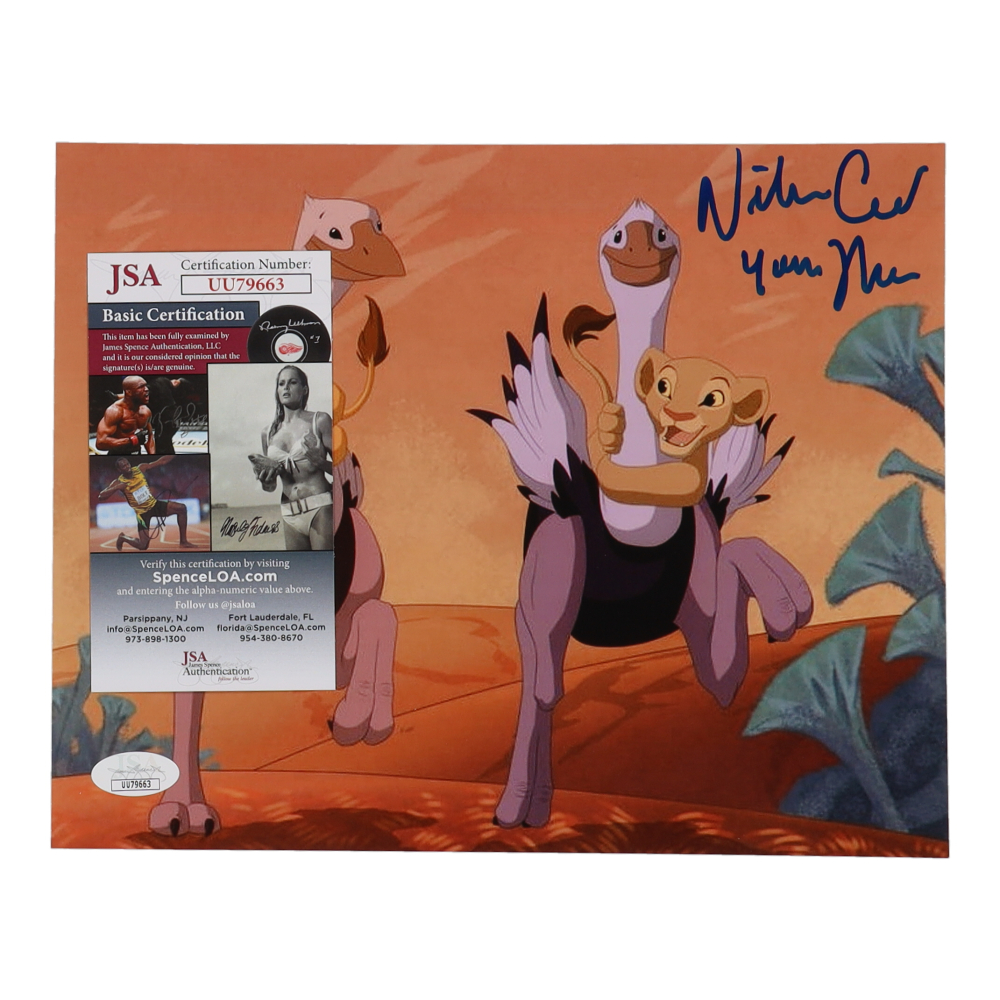Niketa Calame Signed "The Lion King" 8x10 Photo Inscribed "Young Nala ...